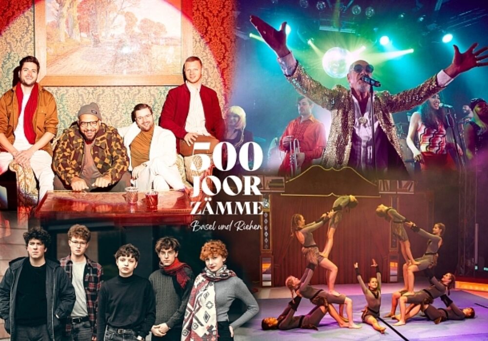 Musik Basel - Jubiläumsfest 500 JOOR ZÄMME Basel und Riehen